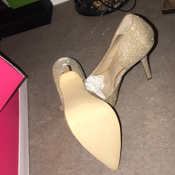 Shoe Dazzle | Shoes | Shimmer Pointy Toe Heels | Poshmark